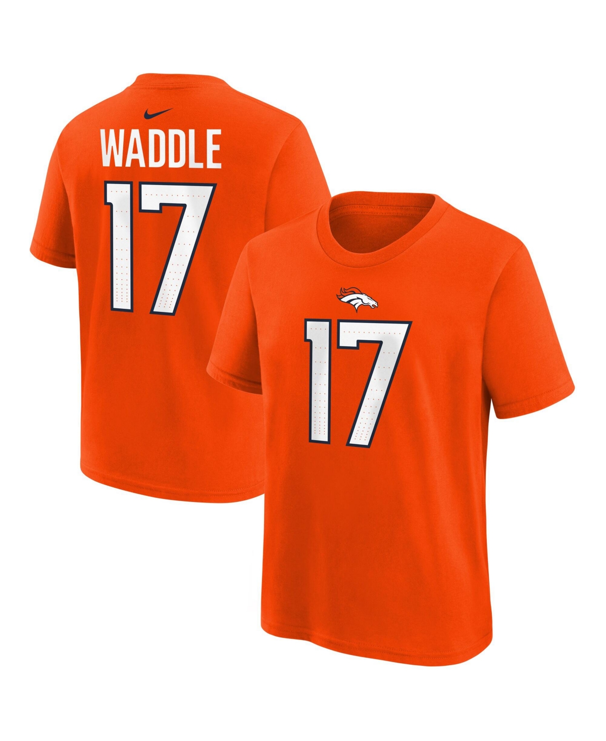 Click here for Nike Big Boys and Girls Jaylen Waddle Orange Denve... prices