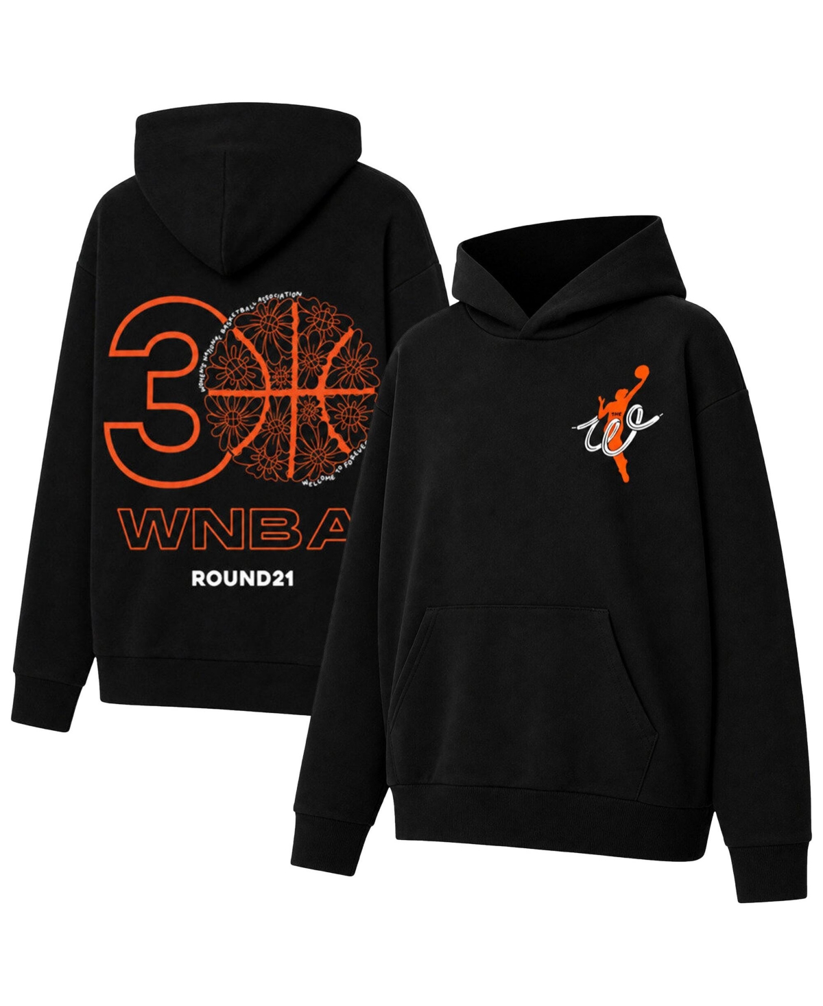Click here for Round21 Mens and Womens Black Wnba Thirty Grows On... prices