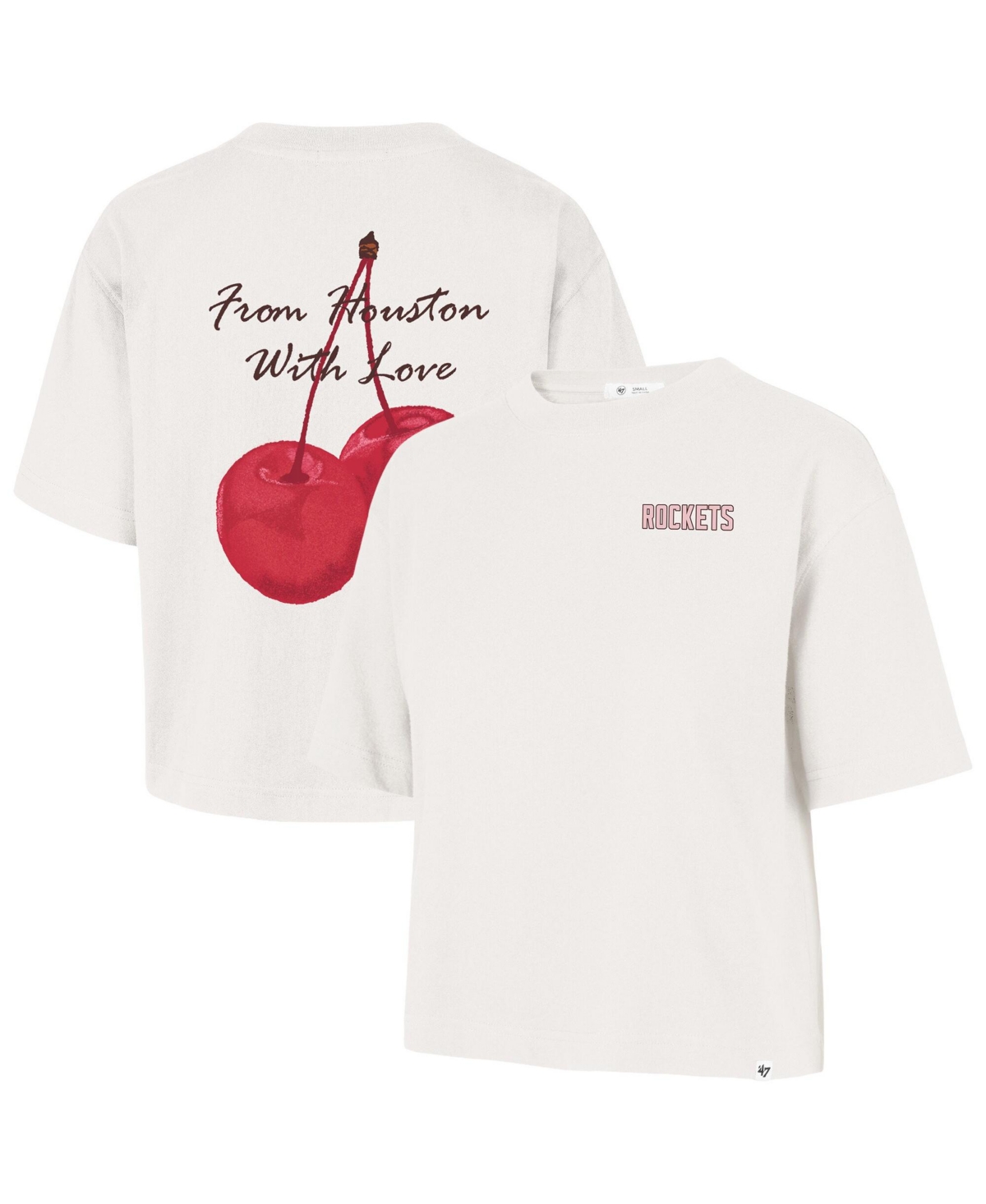 Click here for 47 Brand Womens Cream Houston Rockets Love Letter... prices