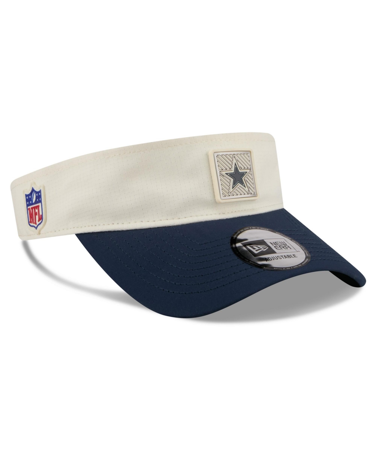 Click here for New Era Mens Cream/Navy Dallas Cowboys 2026 Nfl Tr... prices