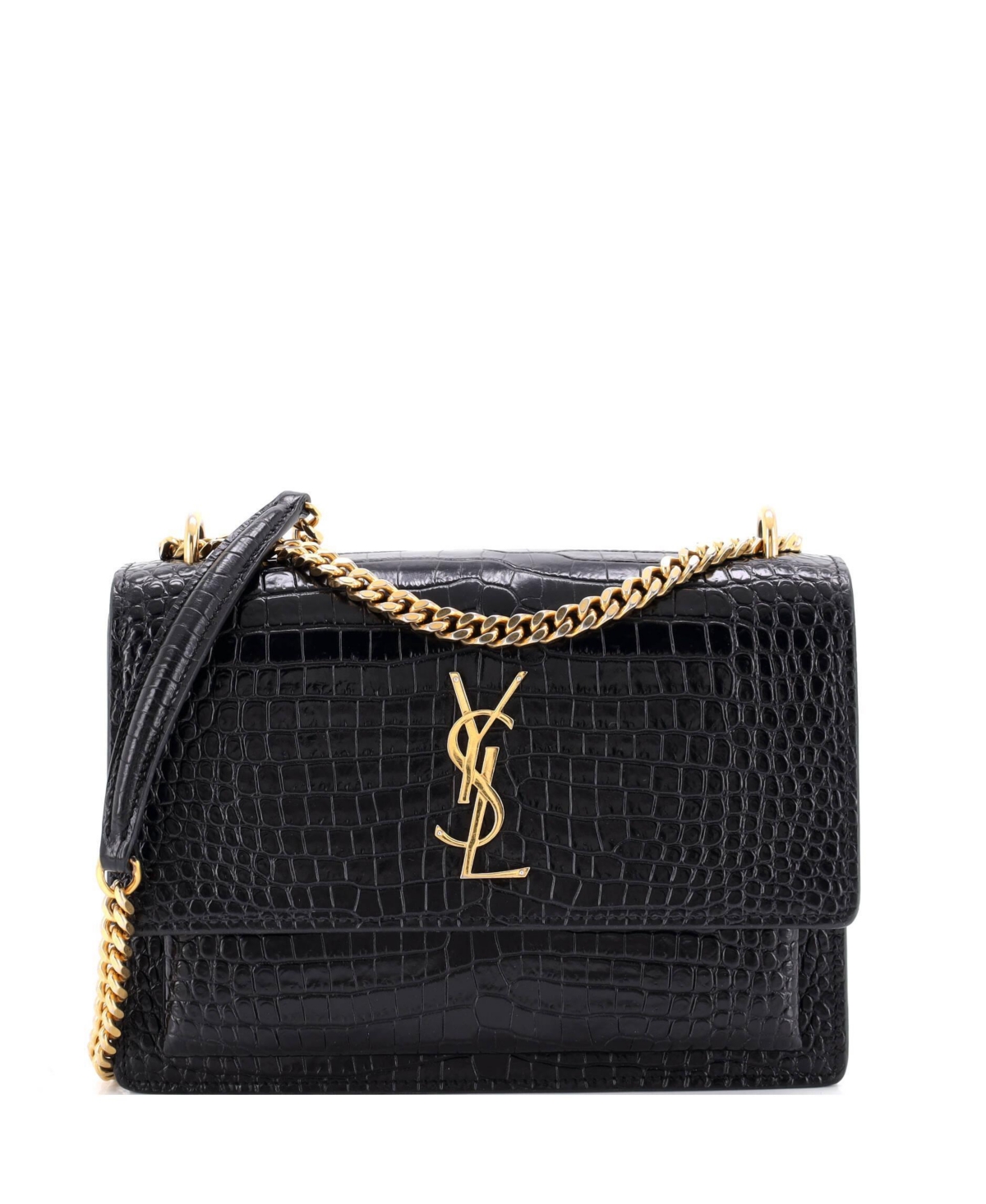 Click here for Pre-Owned Saint Laurent Medium Sunset Crossbody Ba... prices