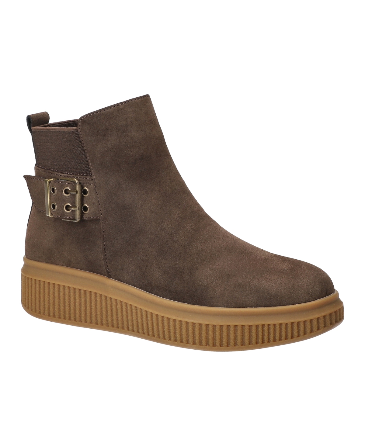 Click here for Bella Vita Womens Cassie Round Toe Booties - Brown prices
