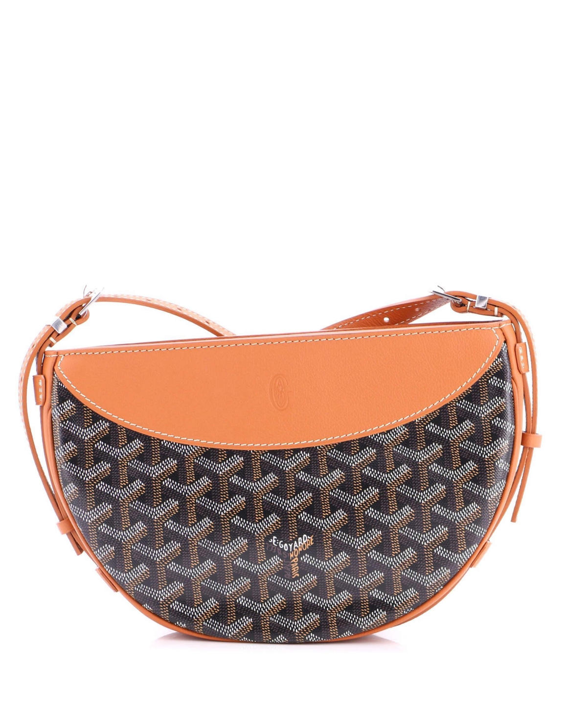 Click here for Pre-Owned Goyard Hirondelle Shoulder Bag Coated Ca... prices