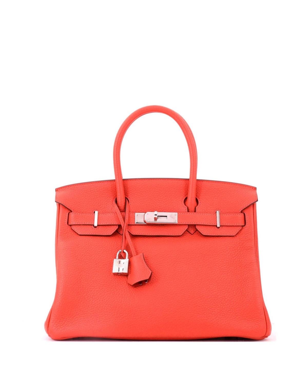 Click here for Pre-Owned HERMES Birkin 30 Handbag Orange Togo wit... prices