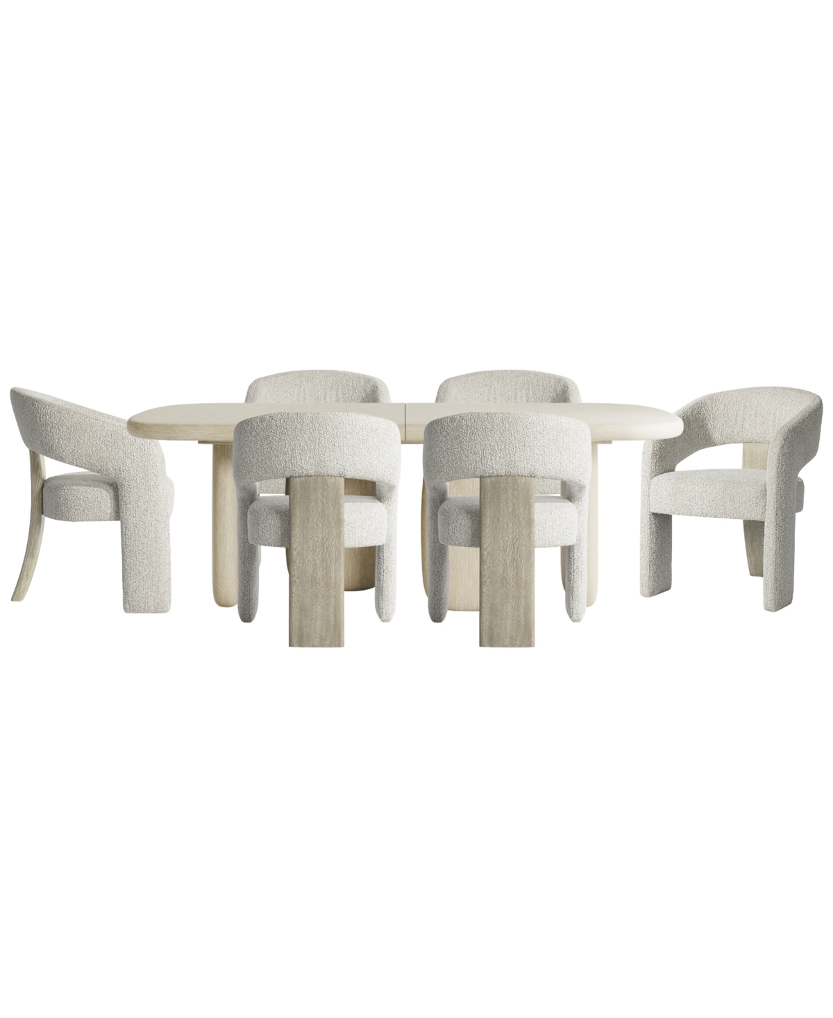 Click here for Bernhardt Arcadia 7-Piece Wooden Dining Set - Clay prices