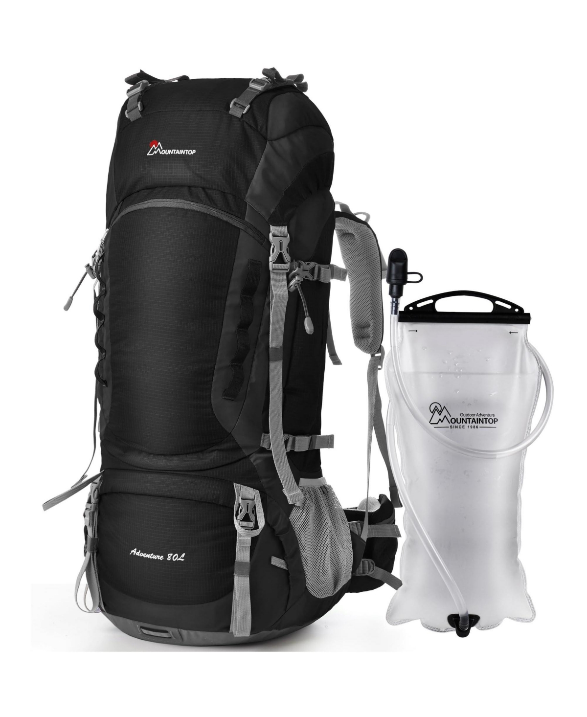 Click here for Mountaintop 80 Liter Internal Frame Backpack for M... prices
