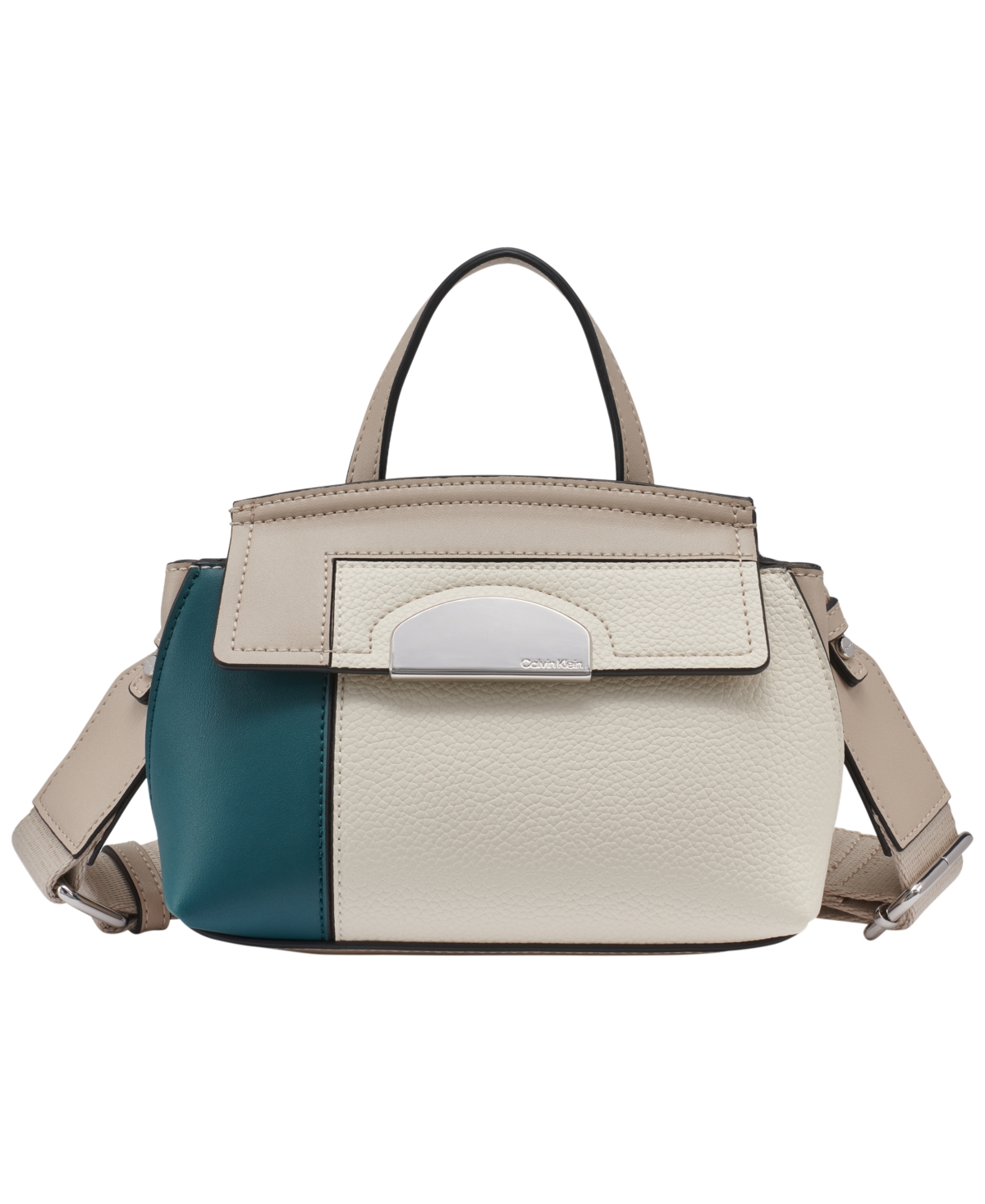 Click here for Calvin Klein Arabella Mini Crossbody Handbag - Dun... prices