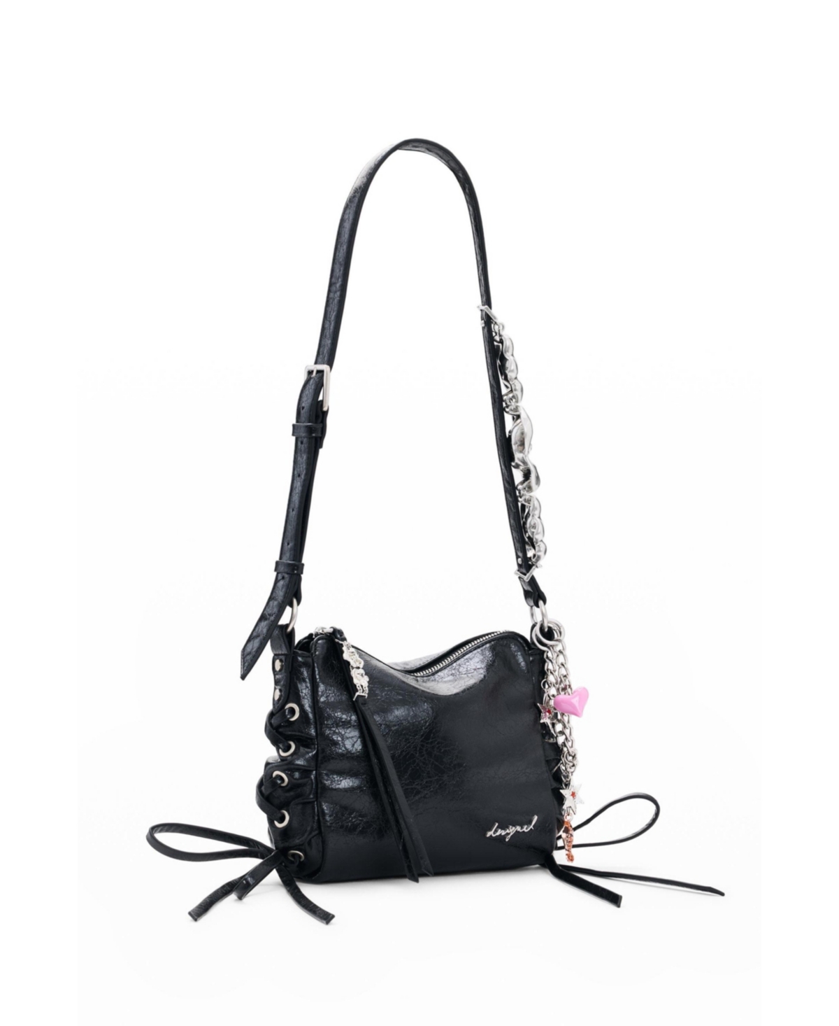 Click here for Desigual Womens Faux Leather Bag - Black prices