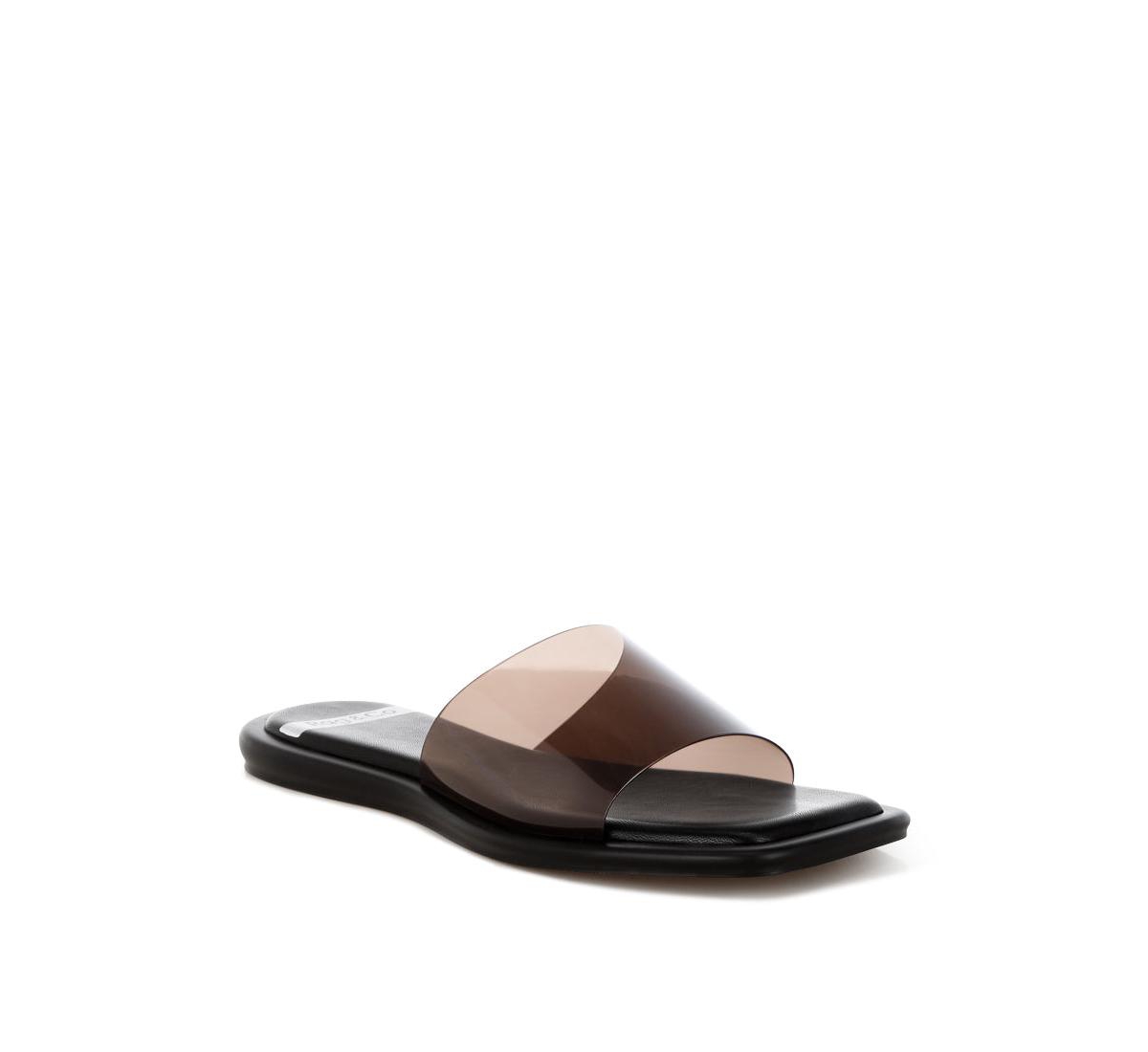 Click here for Rag & Co Womens Aponi Tinted Strap Slip On - Black prices