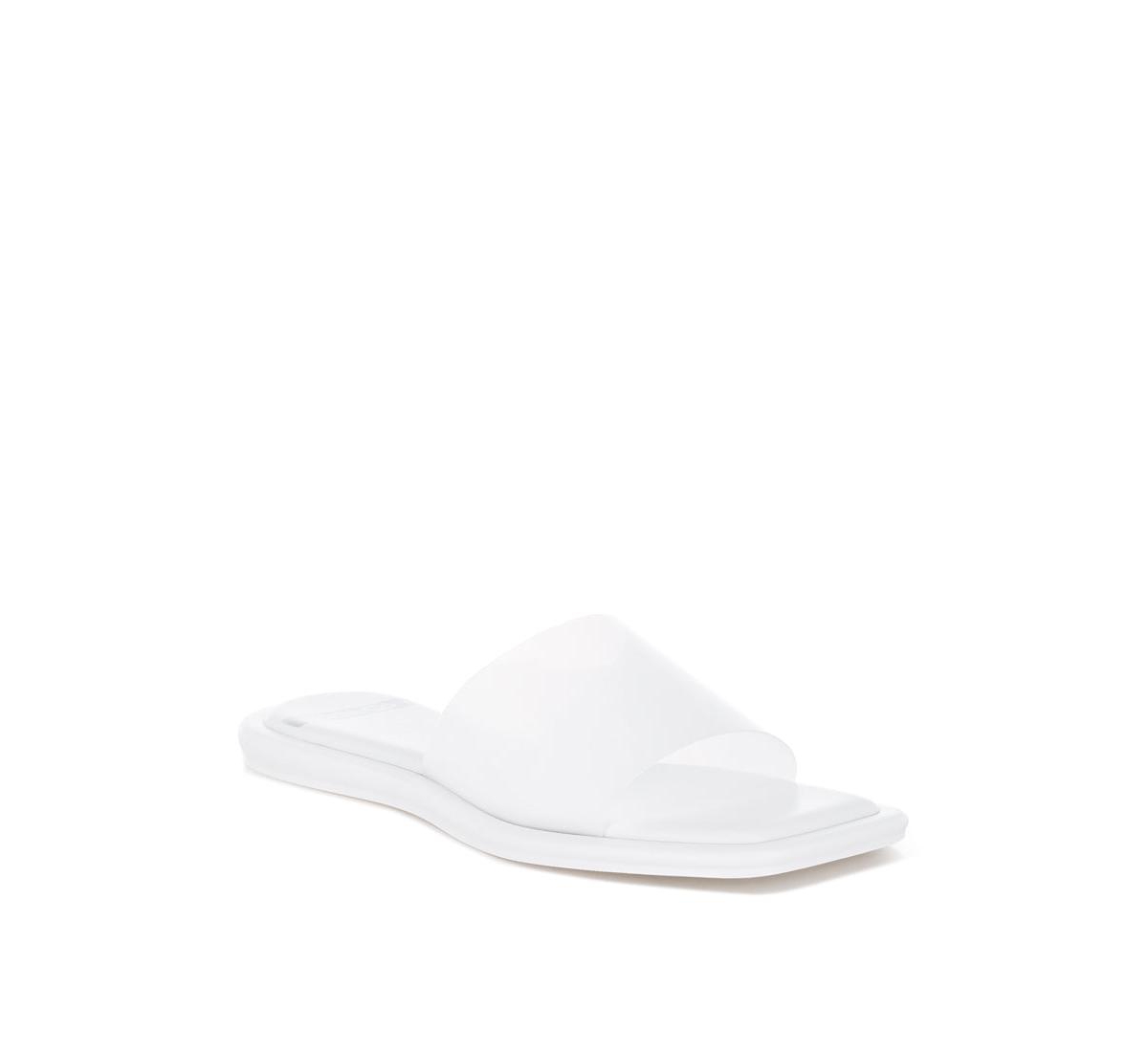 Click here for Rag & Co Womens Aponi Tinted Strap Slip On - White prices