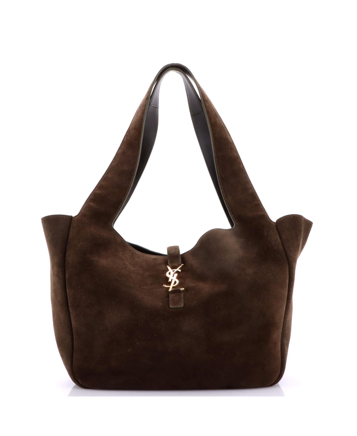 Click here for Pre-Owned Saint Laurent Bea Tote Suede - Brown prices