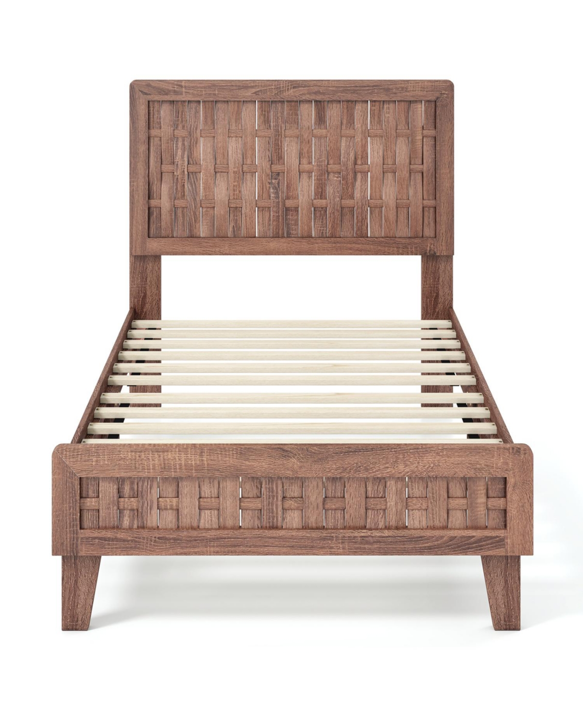 Click here for Slickblue Platform Bed Frame Mid Century Style wit... prices