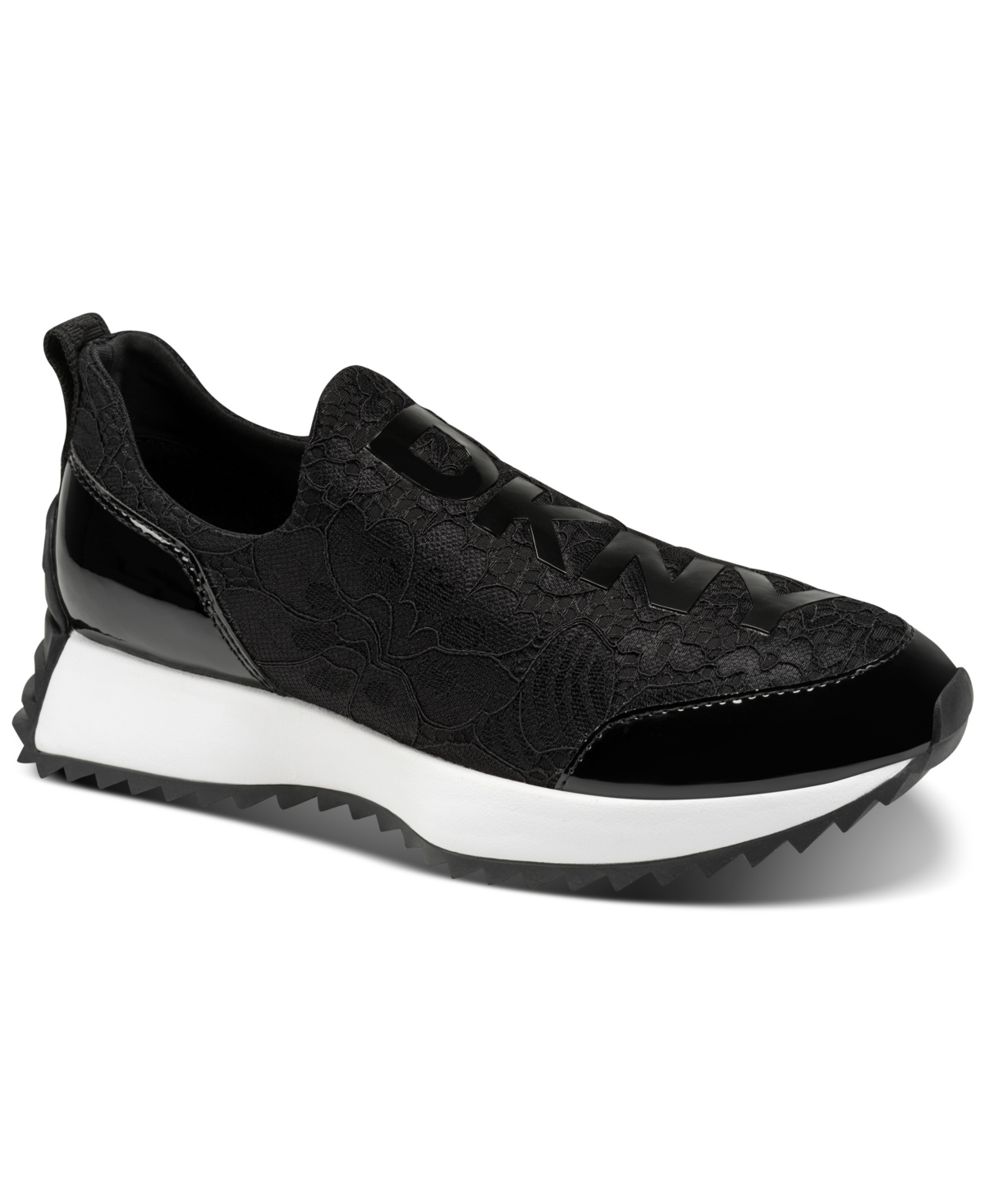 Click here for Dkny Womens Nallen Slip On Sneakers - Black prices