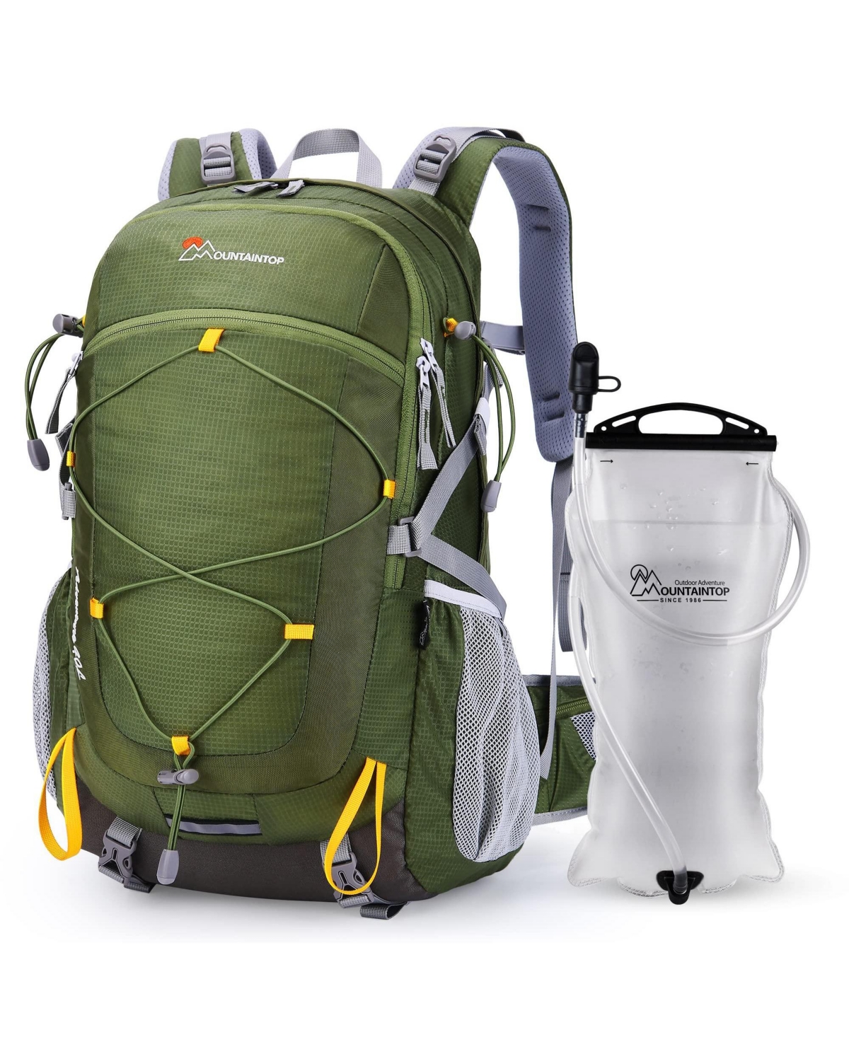 Click here for Mountaintop 40 Liter Hiking Backpack with 3 Liter... prices