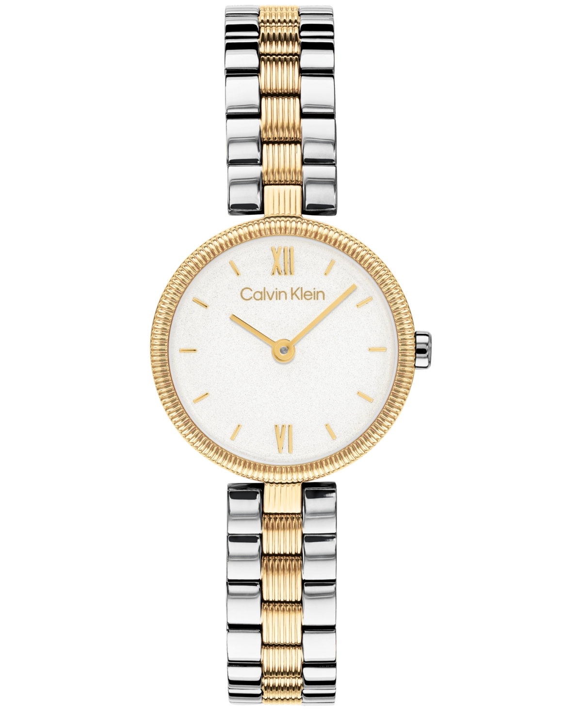 Click here for Calvin Klein Womens Gleam Two-Tone Stainless Steel... prices