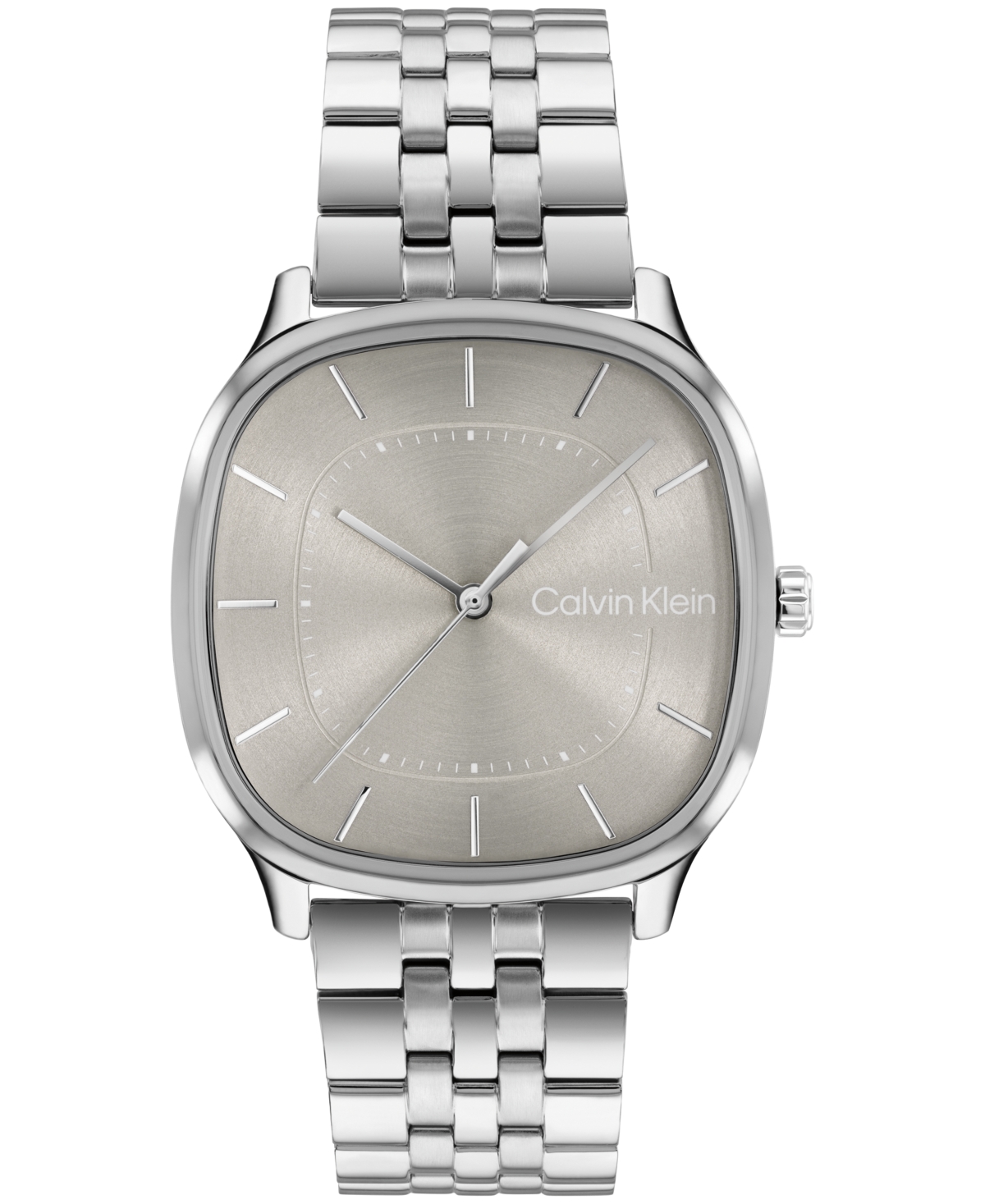 Click here for Calvin Klein Mens Ck Shape Silver-Tone Stainless S... prices