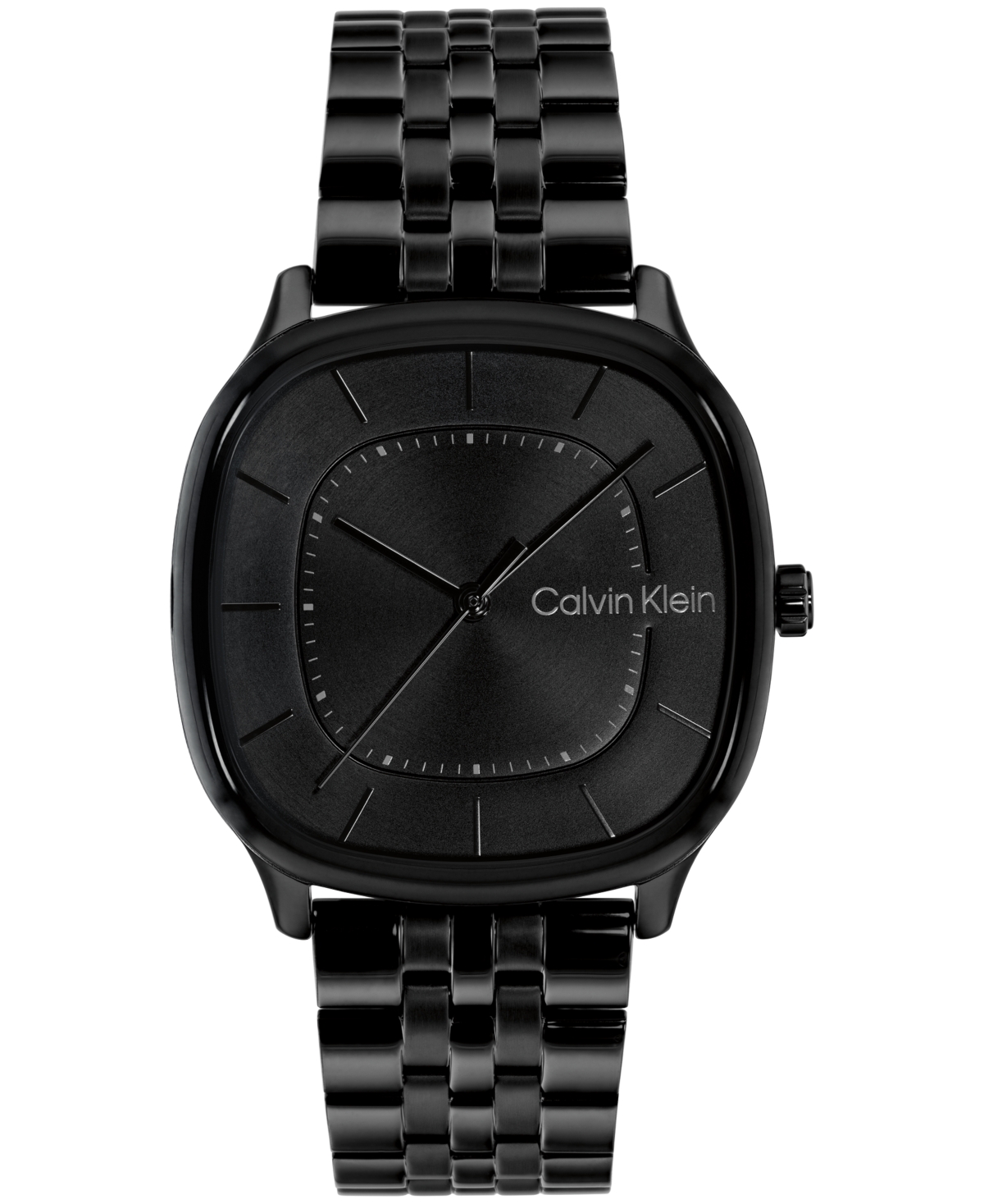Click here for Calvin Klein Mens Ck Shape Black Ip Stainless Stee... prices