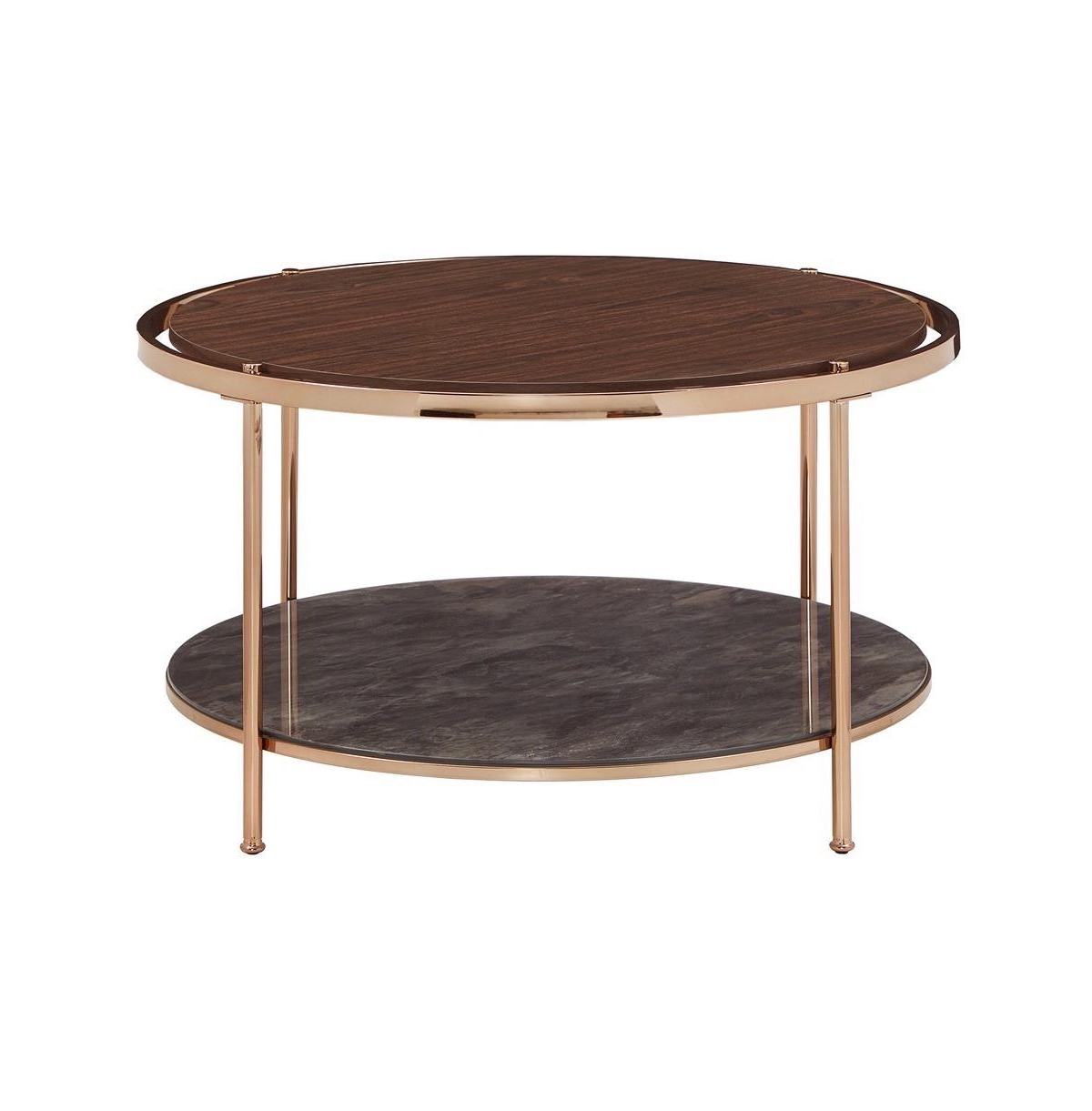 Click here for iNSPIRE Q Champagne Coffee Table with Dark Marble... prices