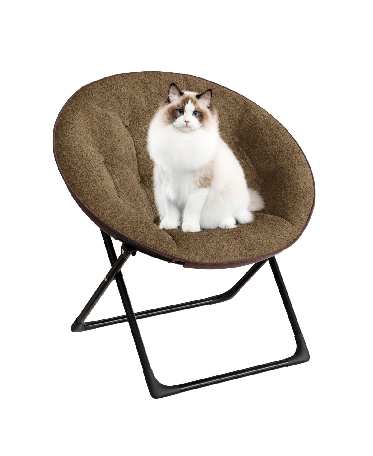 Click here for gaomon Oversized Faux Fur Foldable Saucer Chair  S... prices