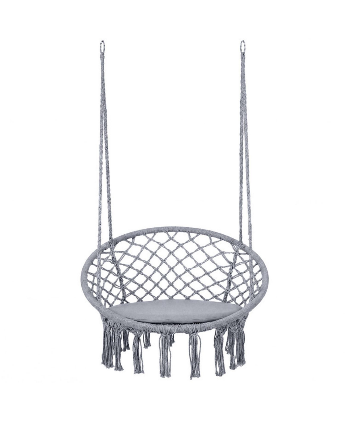 Click here for Sugift Macrame Hammock Swing Chair with Round Seat... prices