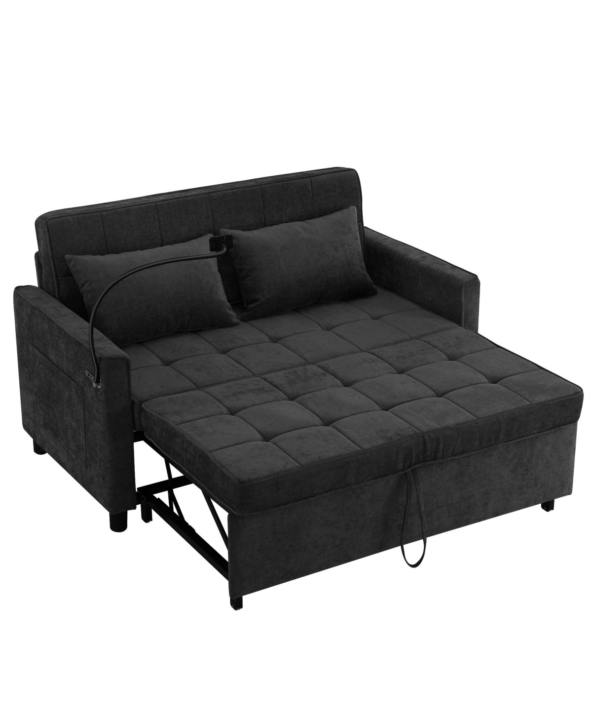 Click here for Clihome Loveseat Pull-out Sofa Bed Sleeper Sofa wi... prices