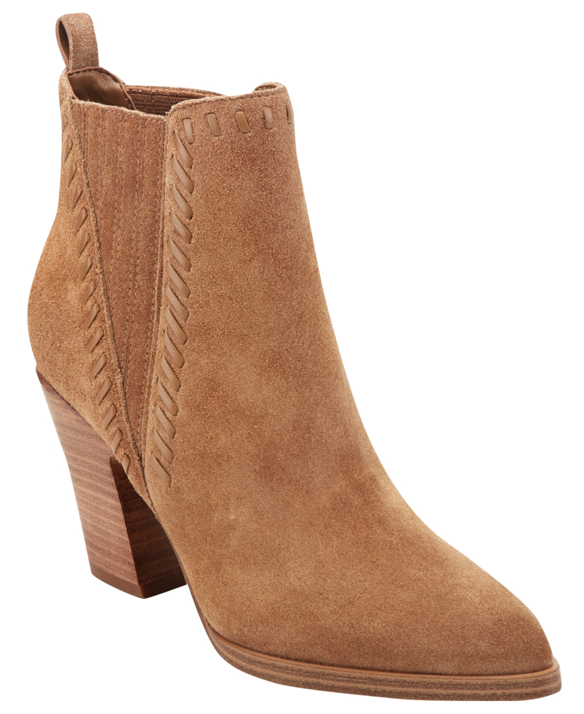 Click here for Marc Fisher Ltd Womens Alvira Suede Block Heel Boo... prices