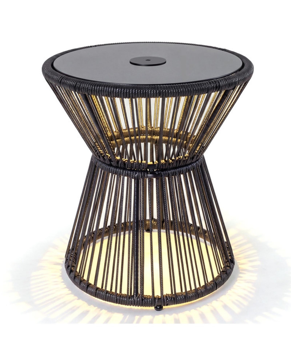 Click here for Sugift Outdoor Led Side Table with Warm Light and... prices