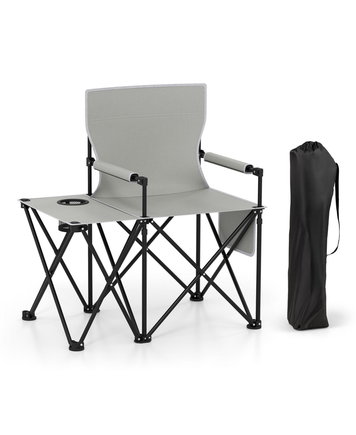 Click here for Mecale Oversized Camping Chair with Cooler Pouch a... prices