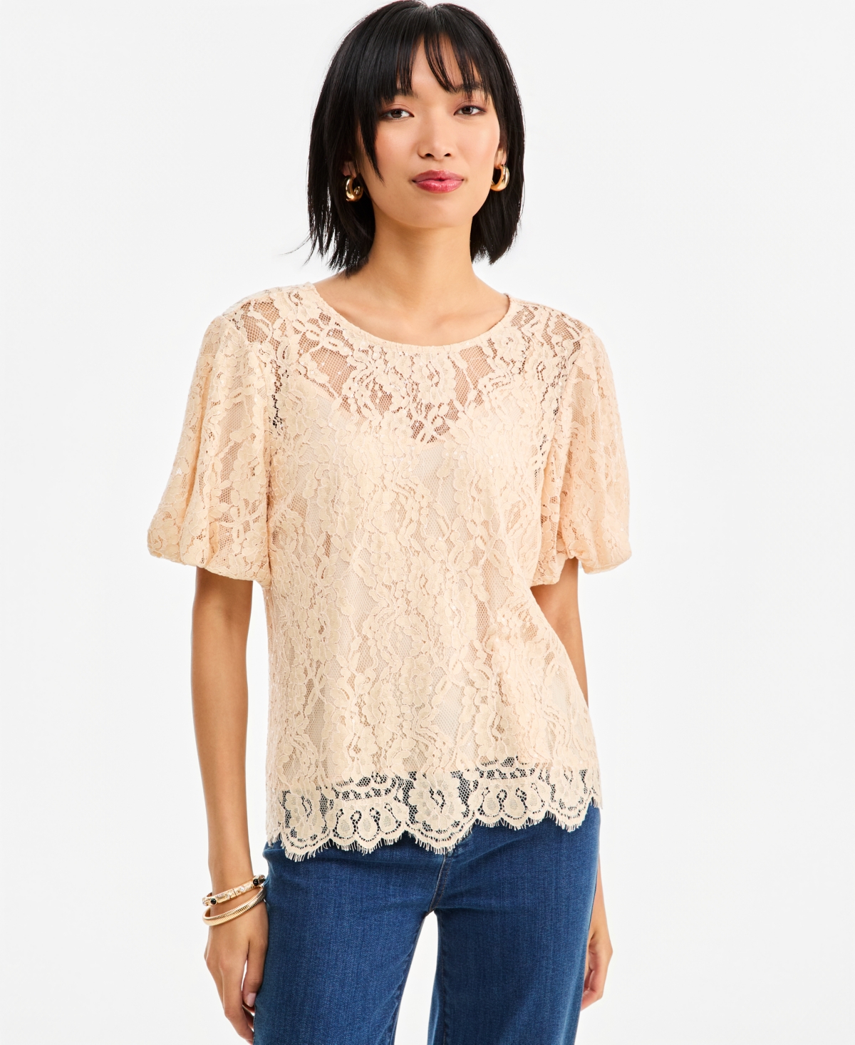 Click here for I.n.c. International Concepts Womens Short-Sleeve... prices