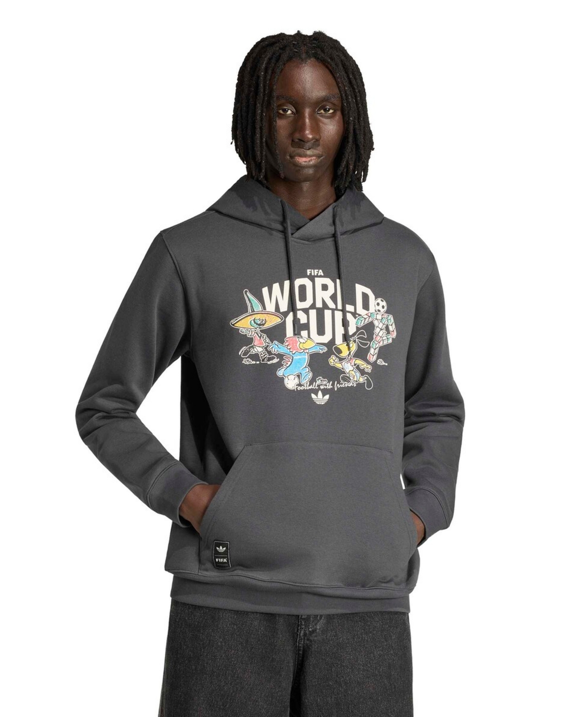 Click here for Adidas Mens Gray Fifa World Cup Historic Mascot Ho... prices
