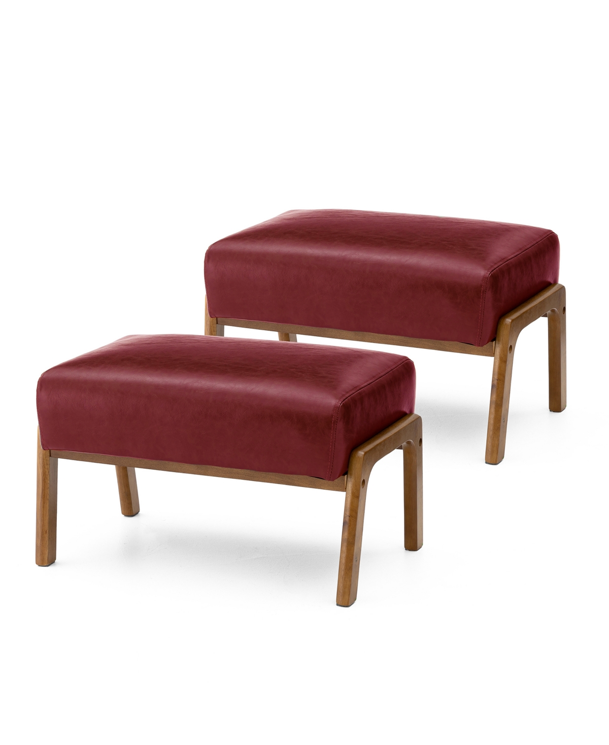 Click here for Glitzhome Mid-century Modern Leatherette Accent St... prices
