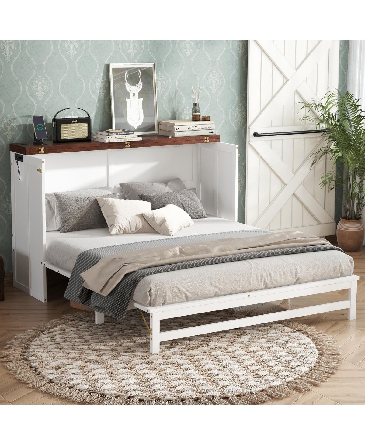 Click here for Streamdale Furniture Queen Murphy Bed Cabinet with... prices