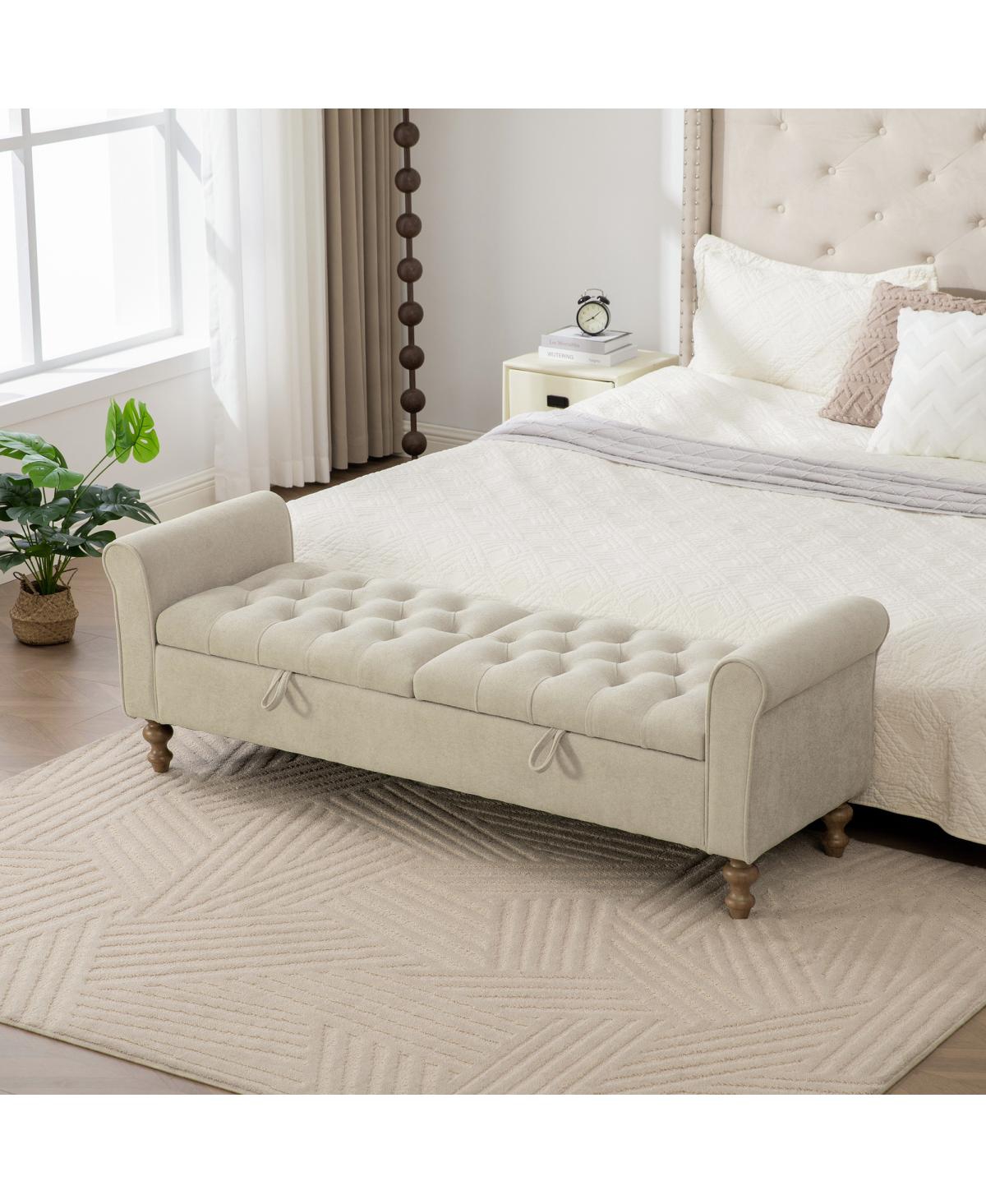 Click here for Streamdale Furniture 65.75 Modern Upholstered Stor... prices