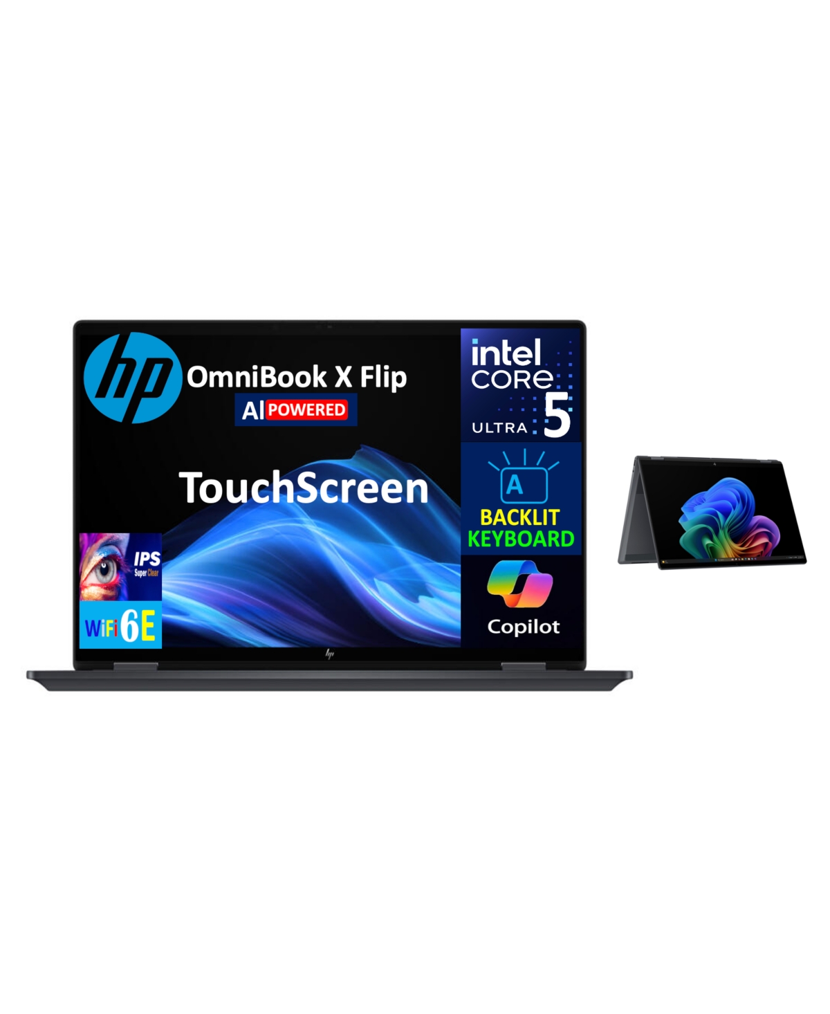 Click here for Hp OmniBook 2-in-1 Laptop 16.0 Wuxga Display (Inte... prices