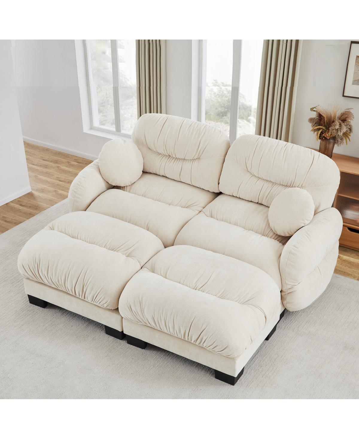 Click here for Streamdale Furniture Pleated Chenille 2-Seater Mod... prices
