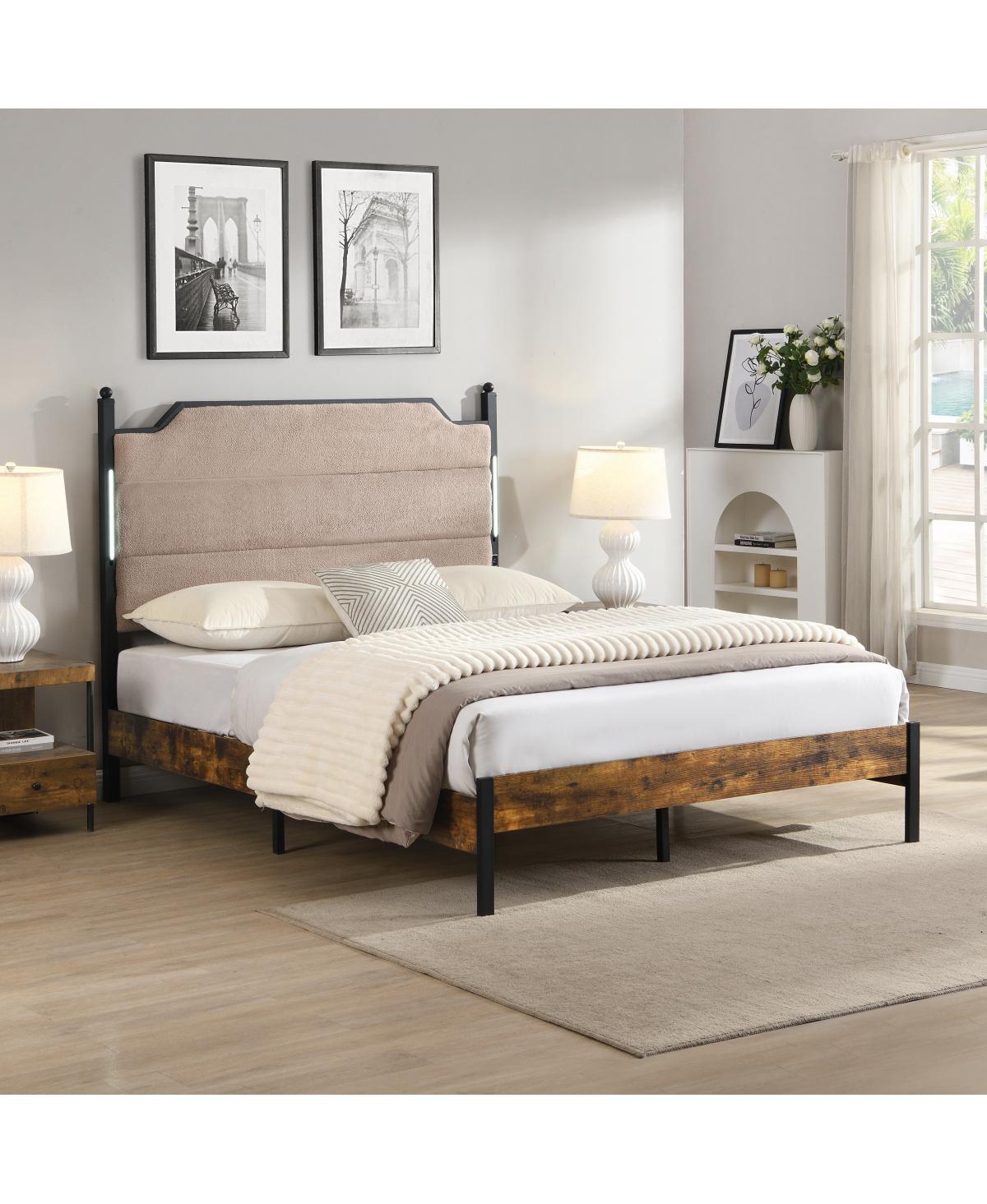 Click here for Streamdale Furniture Upholstered Queen Bed Frame w... prices