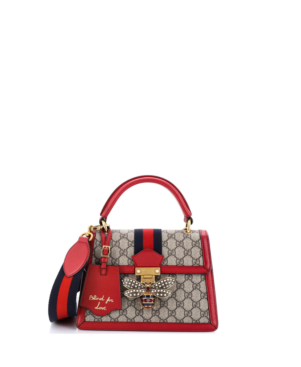 Click here for Pre-Owned Gucci Small Queen Margaret Top Handle Ba... prices