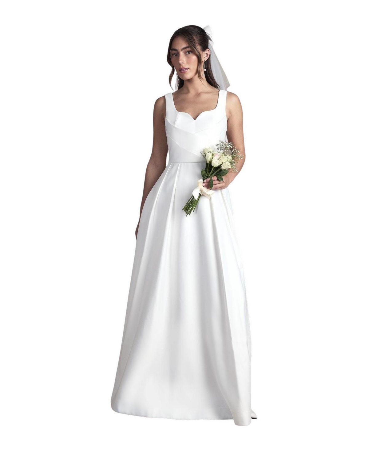 Click here for Coast Womens Pleated Satin Maxi Dress - Ivory prices
