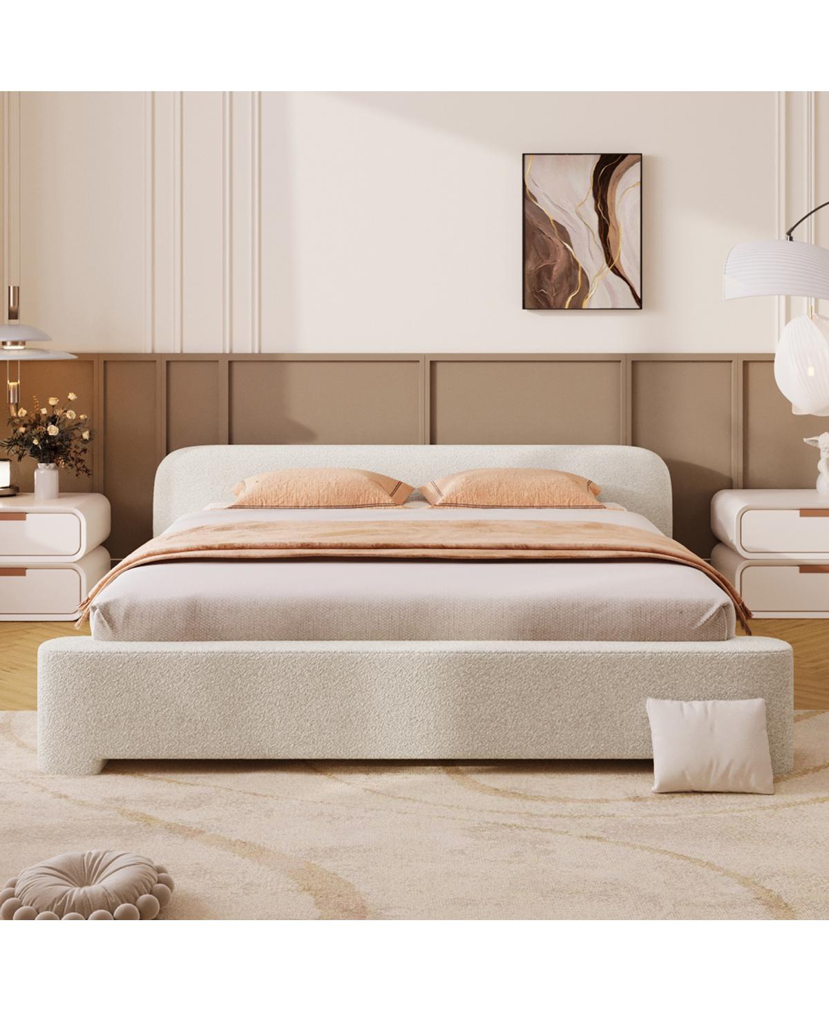 Click here for Streamdale Furniture Cozy Bouce Upholstered Bed -... prices