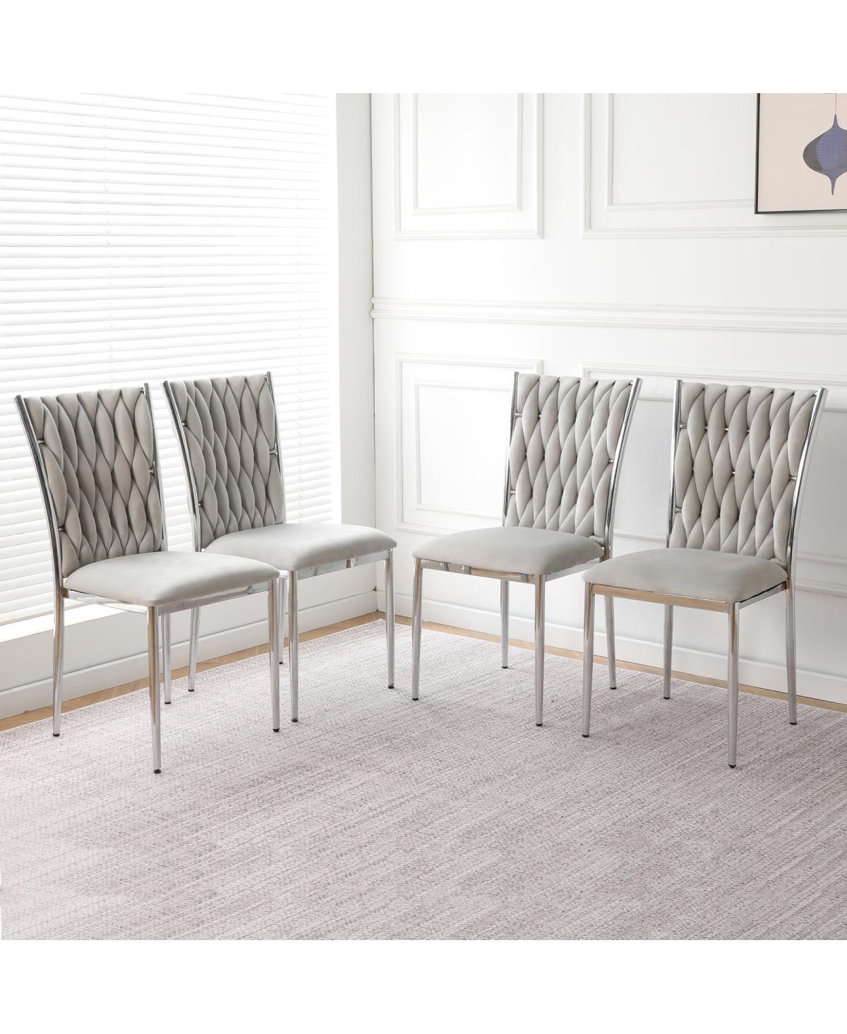 Click here for Streamdale Furniture Modern Velvet Dining Chairs w... prices