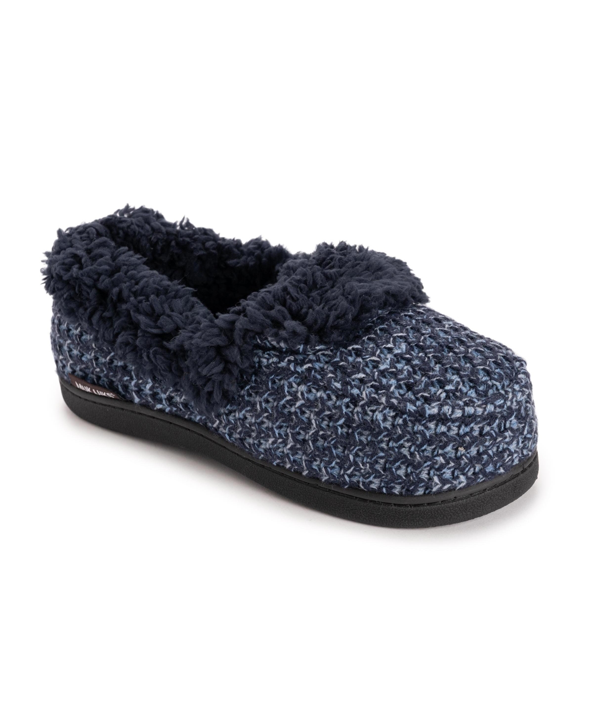 Click here for Muk Luks Womens Anais Moccasin Slippers - Dark blu... prices