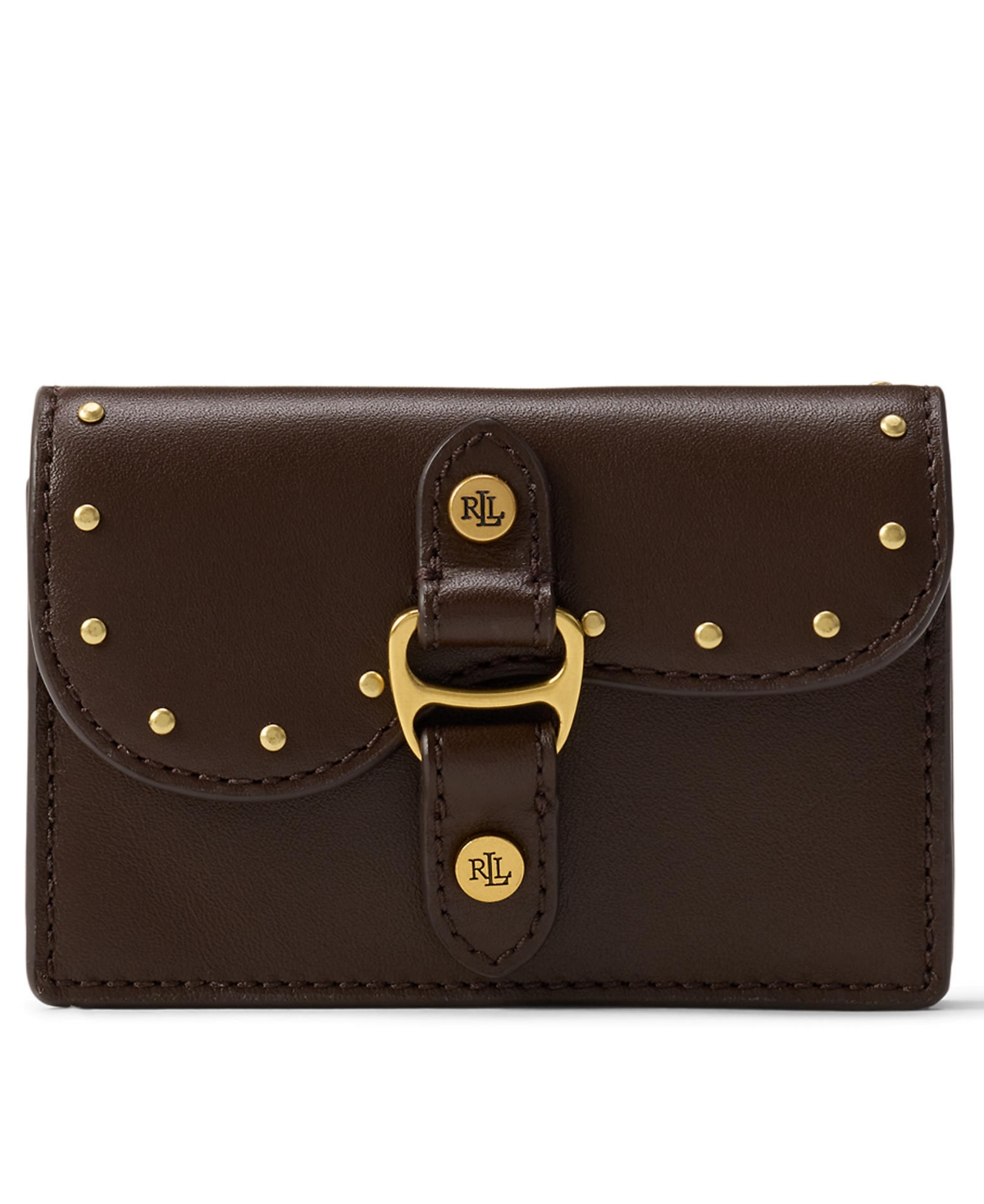 Click here for Lauren Ralph Lauren Tasha Studded Leather Small Ca... prices