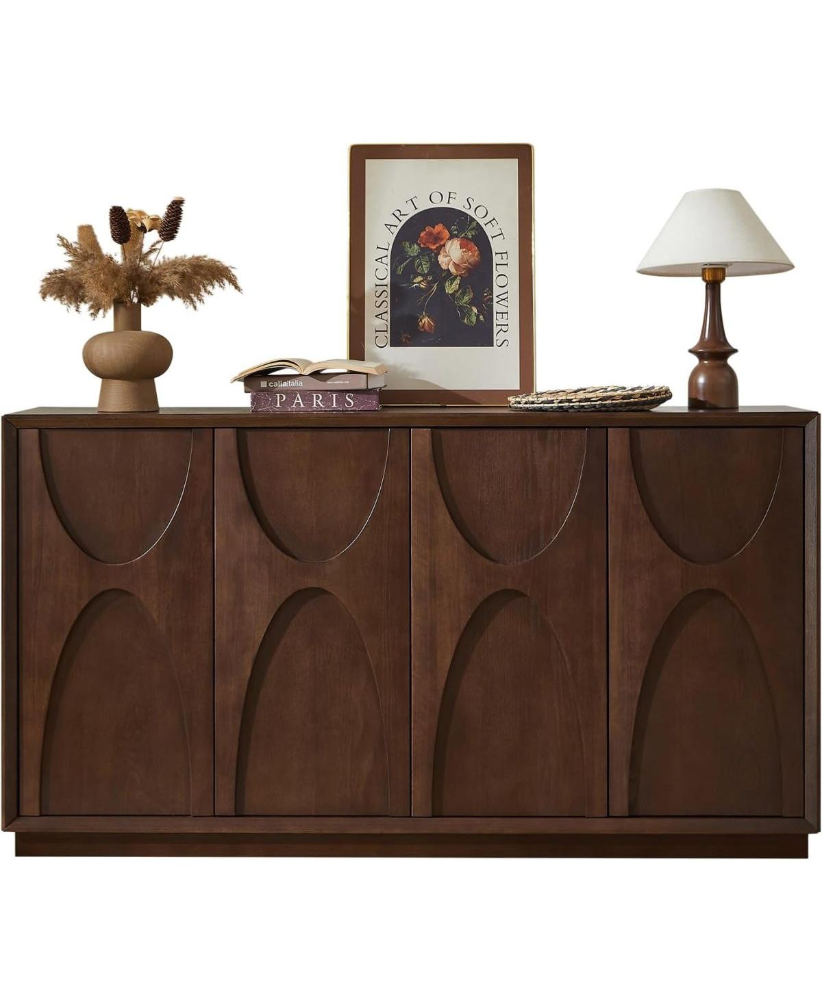 Click here for Streamdale Furniture 4-Door Solid Wood Carved Acce... prices