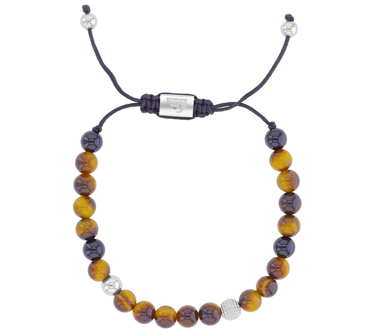 Click here for Quiksilver Mens Platinum-Plated Steel Tiger Eye On... prices