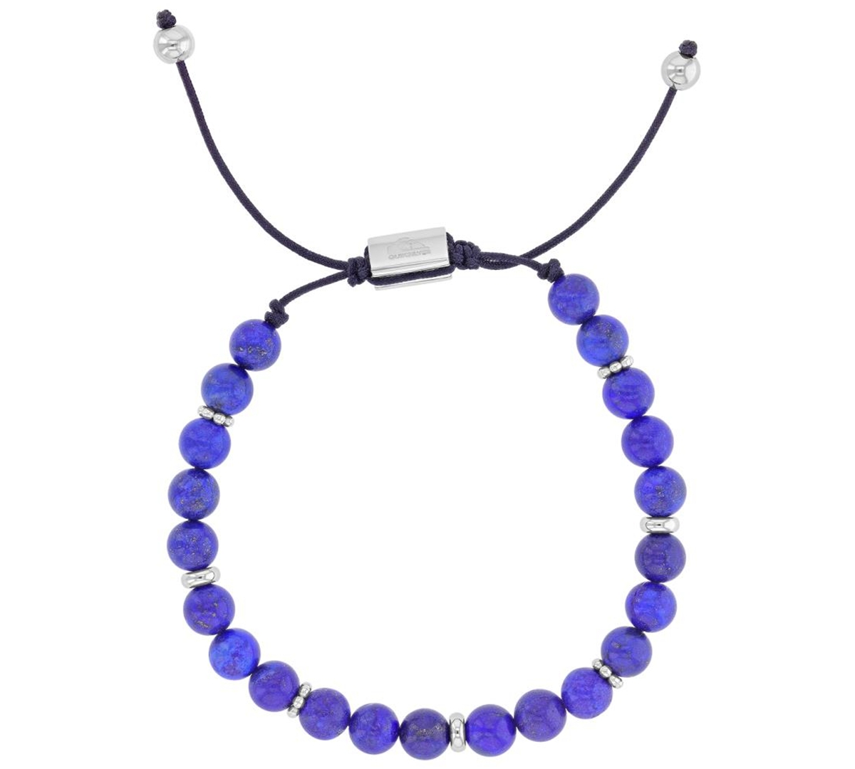 Click here for Quiksilver Mens Platinum-Plated Lapis Textured Bea... prices