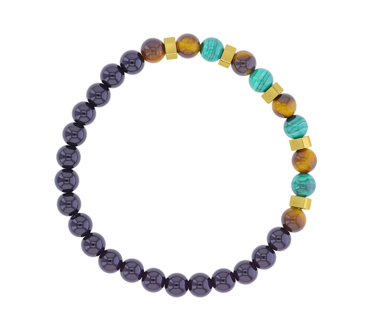 Click here for Quiksilver Mens 18k Yellow Gold-Plated Onyx Tiger... prices