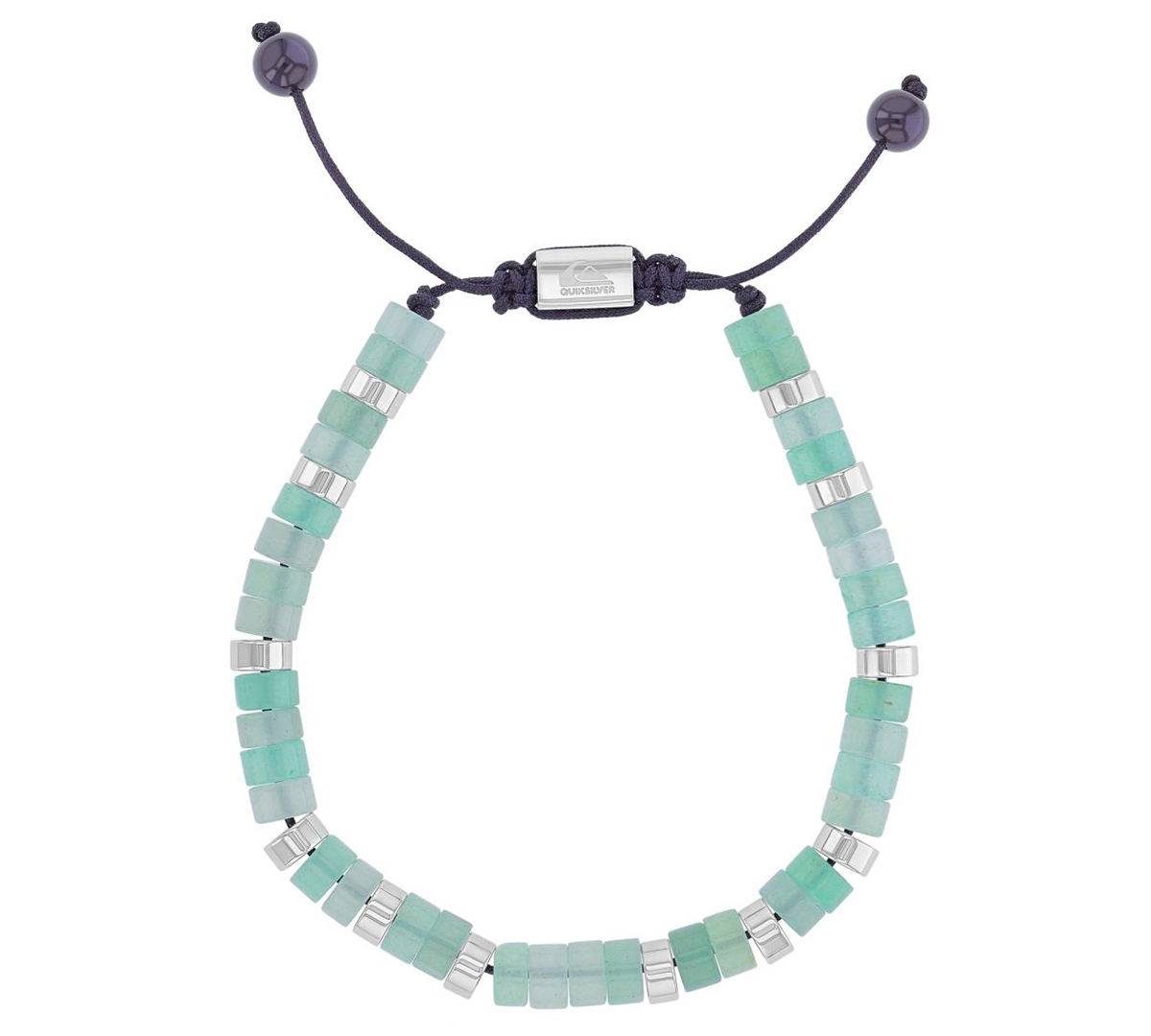 Click here for Quiksilver Mens Platinum-Plated Steel Slider Onyx... prices