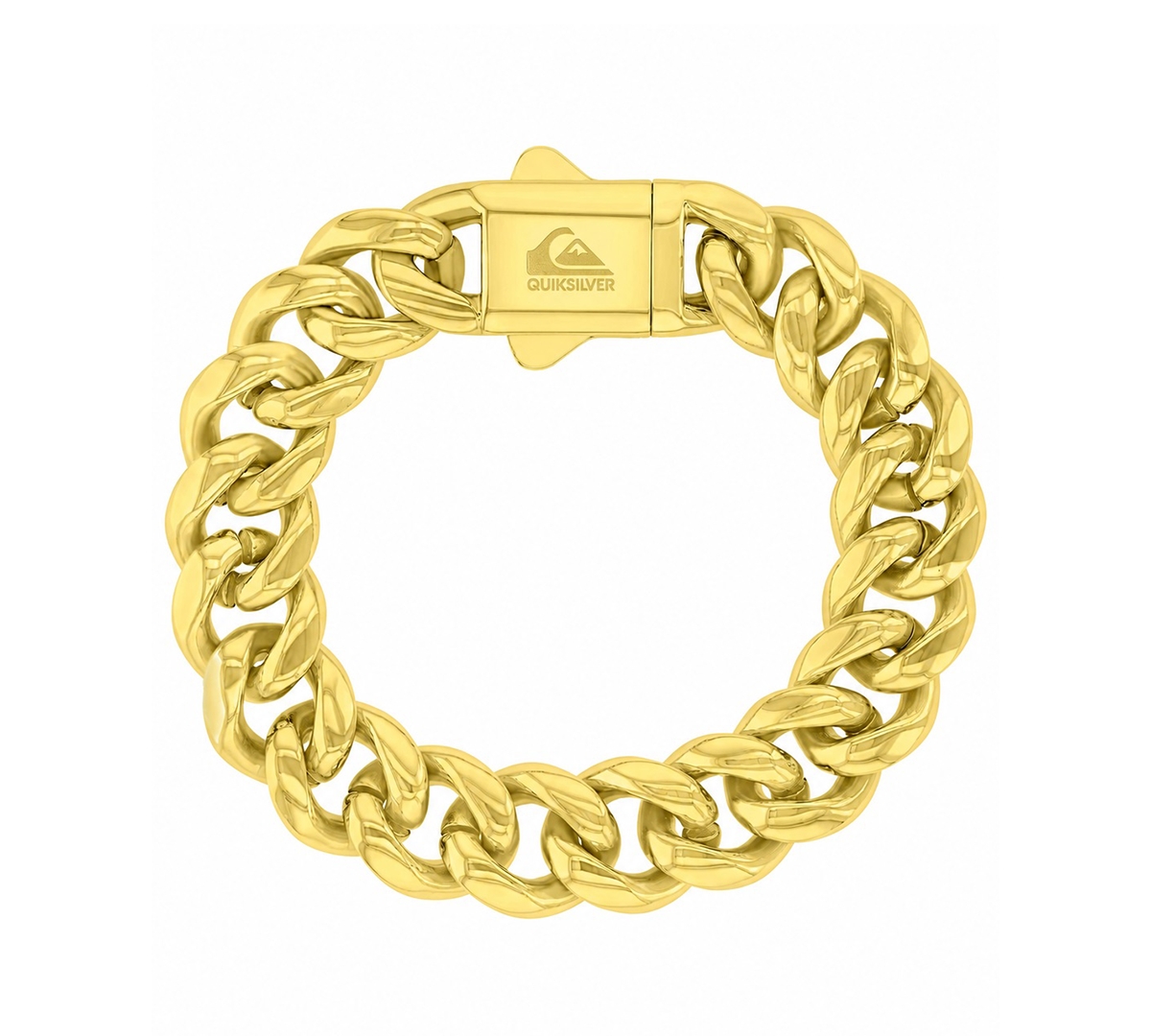 Click here for Quiksilver Mens Miami 18k Yellow Gold-Plated Cuban... prices