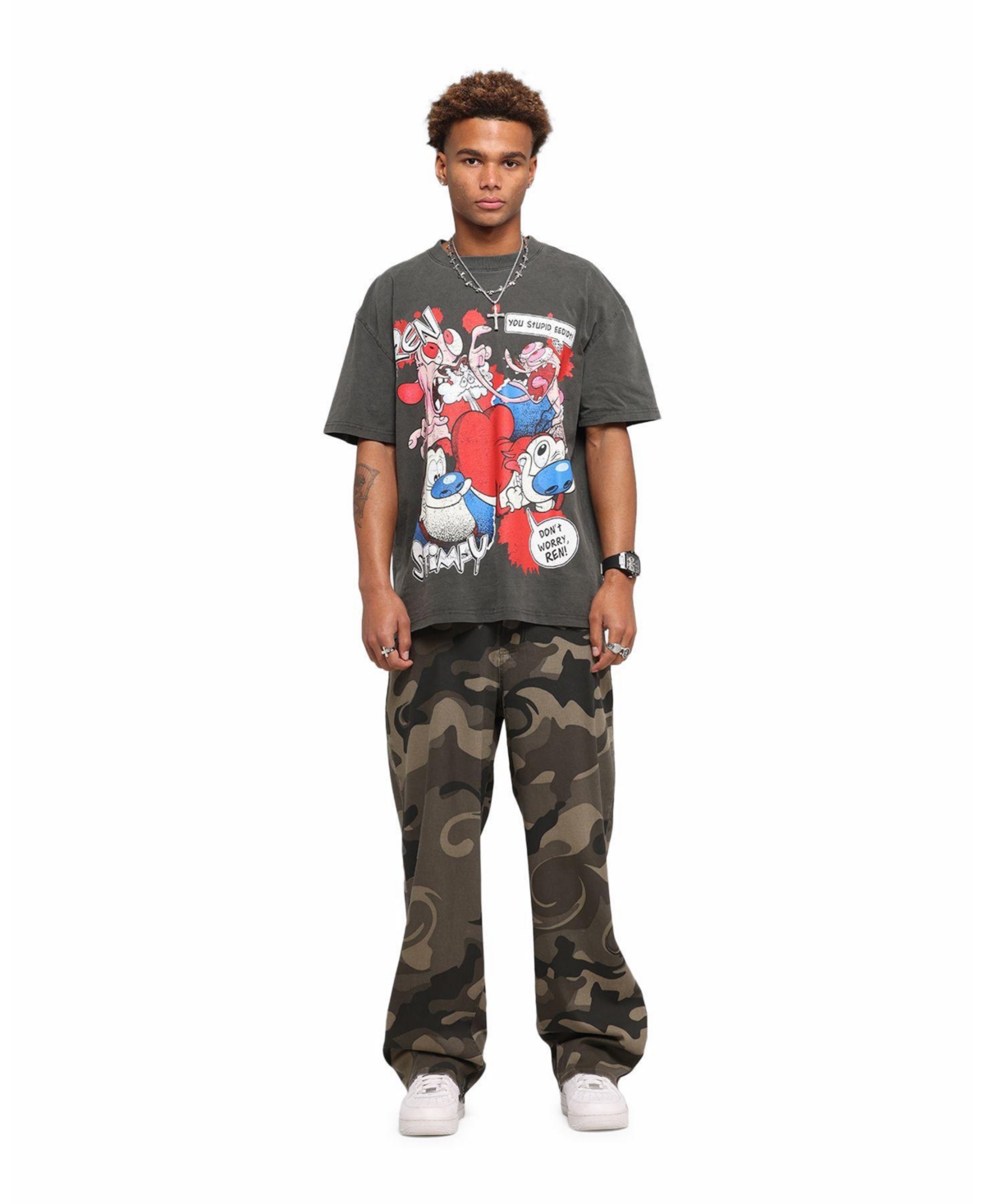 Click here for Xxiii Mens Washed Camo Pants - Red prices