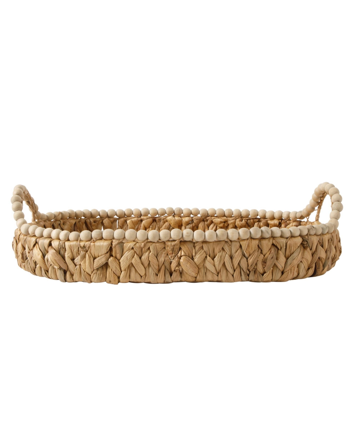Click here for Gibson Home 17-Inch Woven Decorative Serving Tray... prices